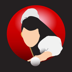 Snooker club logo Royalty Free Vector Image - VectorStock