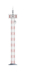 Wireless tower tv radio communication satellite Vector Image