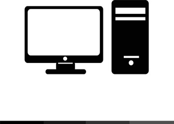 User icon with laptop computer male person Vector Image