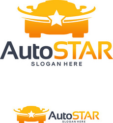Shiny automotive logo designs concept Royalty Free Vector