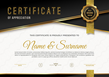 Certificate template vertical Royalty Free Vector Image