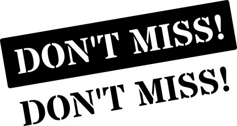 Dont Miss Vector Images (over 530)