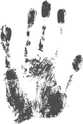 Digital Handprint Vector Images (over 110)
