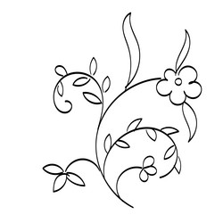 Borders flower embroidery pattern design Vector Image