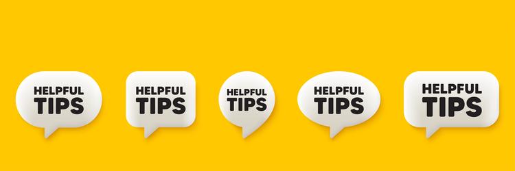 Helpful tips symbol education faq sign chat Vector Image