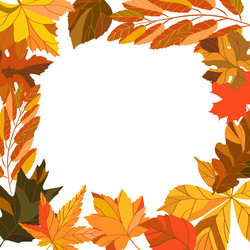 Autumn text box Royalty Free Vector Image - VectorStock