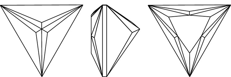 Diamond gemstone wire frames Royalty Free Vector Image