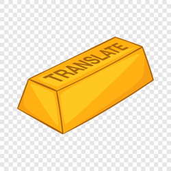 World translation icon cartoon style Royalty Free Vector