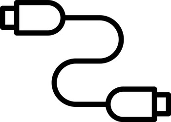 Data cable Royalty Free Vector Image - VectorStock