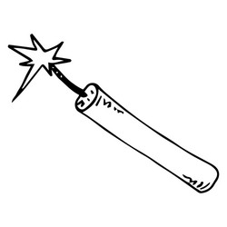 Stick of dynamite Royalty Free Vector Image - VectorStock