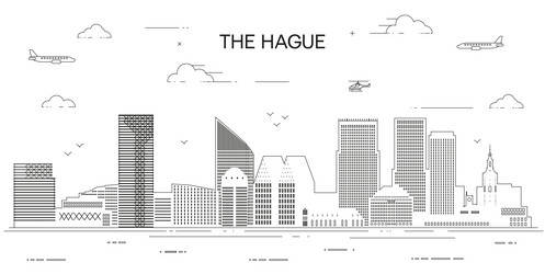 The Hague Skyline Vector Images (over 150)