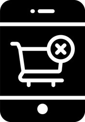 Order cancelled Royalty Free Vector Image - VectorStock