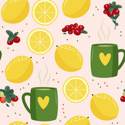 Seamless pattern of paper texture cups for coffee Vector Image