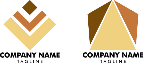 Pyramid logo Royalty Free Vector Image - VectorStock