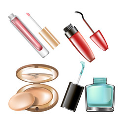 Make up kit Royalty Free Vector Image - VectorStock