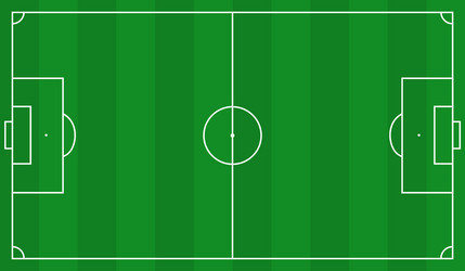 Football field scheme Royalty Free Vector Image
