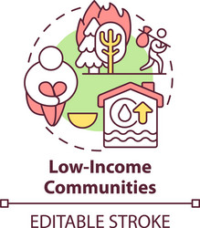 Social assistance abstract concept Royalty Free Vector Image