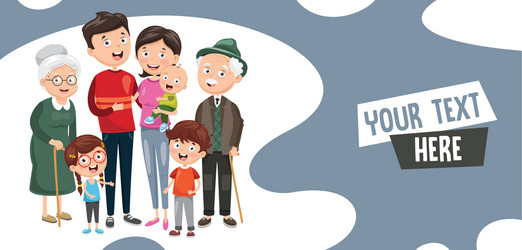 Happy family Royalty Free Vector Image - VectorStock