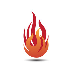 Fire tech logo Royalty Free Vector Image - VectorStock