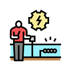 Driver installation icon Royalty Free Vector Image