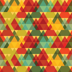 Blue and red triangles seamless pattern Royalty Free Vector
