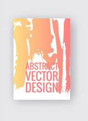 Abstract poster templates colorful threads Vector Image