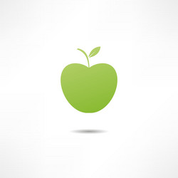 Green apple icon Royalty Free Vector Image - VectorStock