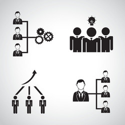 Teamwork people Royalty Free Vector Image - VectorStock