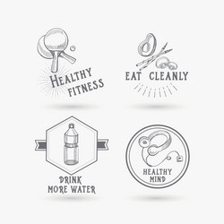Healthy life icon design Royalty Free Vector Image
