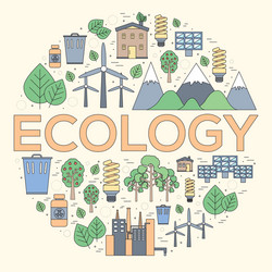 Different types of natural resources Royalty Free Vector