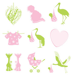 Hand drawing safari animals print design Vector Image