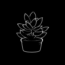 Succulent Outline Vector Images (over 9,200)