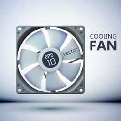 Computer ventilation system concept Royalty Free Vector