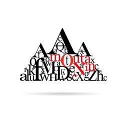 Mountain Letter a Vector Images (over 16,000)