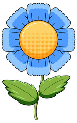 Animated Blue Flower