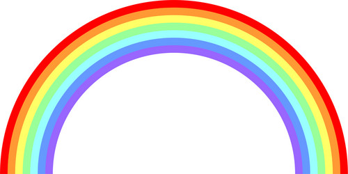 Colorful rainbow or color spectrum Royalty Free Vector Image