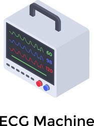 Electrocardiogram Royalty Free Vector Image - VectorStock