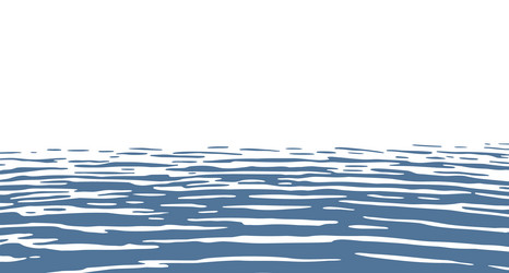 Ocean surface background with still water Vector Image