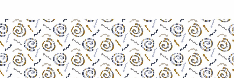 Masculine geometric seamless border pattern Vector Image