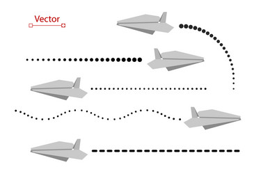 Origami Path Flight Vector Images (over 260)