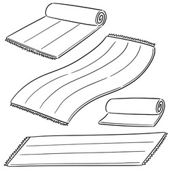 Set mat Royalty Free Vector Image - VectorStock