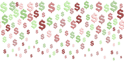 Dollar money currency symbol background Royalty Free Vector