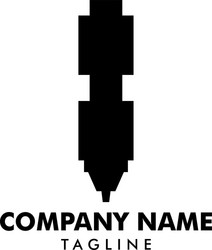 Set laser cutting machine logo design icon Vector Image