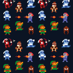Arcade Characters Vector Images (over 5,000)