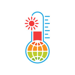 Reasons for climate change circle infographic Vector Image