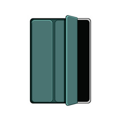 Digital tablet case cartoon Royalty Free Vector Image