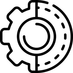 Half Gear Cog Vector Images (59)