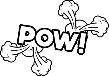 Pow Silhouette Vector Images (over 160)