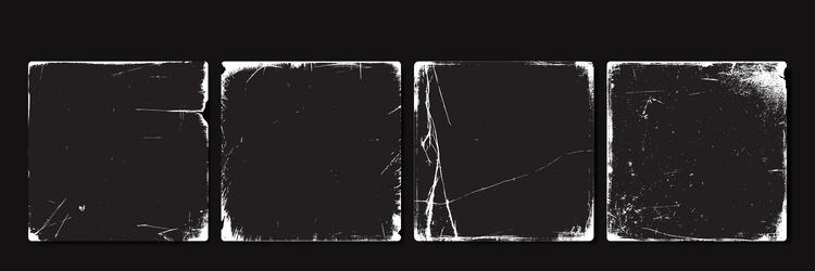 Vintage grunge paper cd cover texture old worn Vector Image