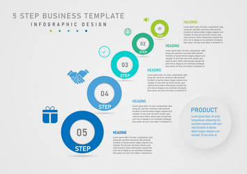 5 step business plan038 Royalty Free Vector Image